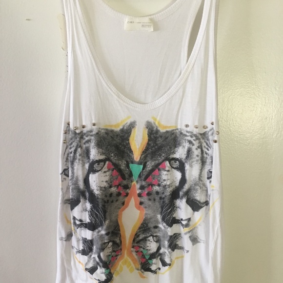Zara | Tops | Zara Basic White Tank Top | Poshmark